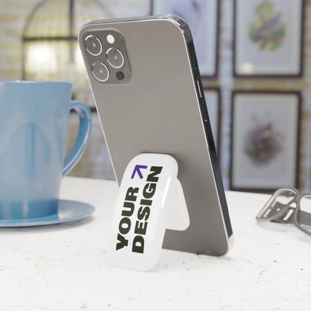 Custom Stylish Phone Click-on Grip | Modern Phone Holder | Secure Grip ...