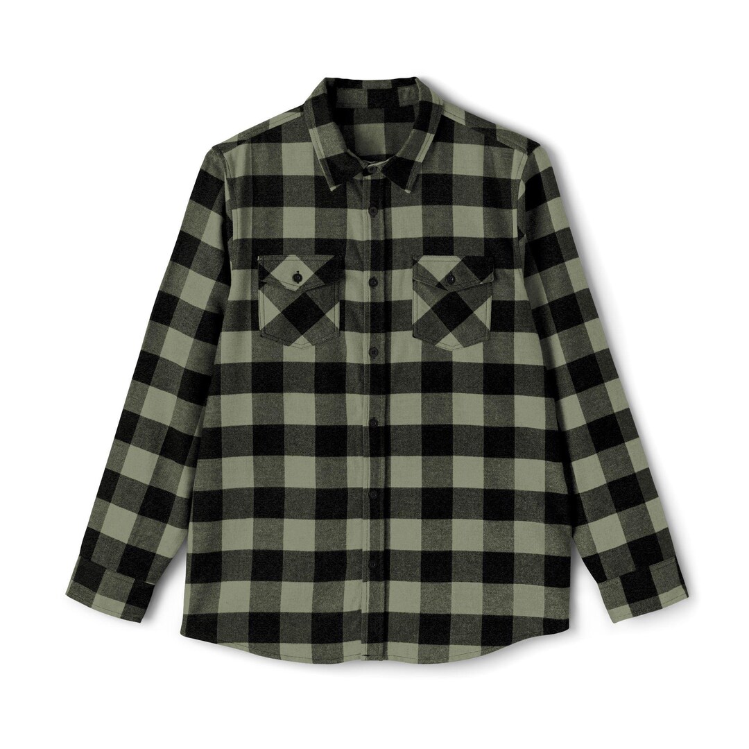 Custom Plaid Flannel Shirt: Unisex Cotton-blend, Fall Layering Piece - Etsy