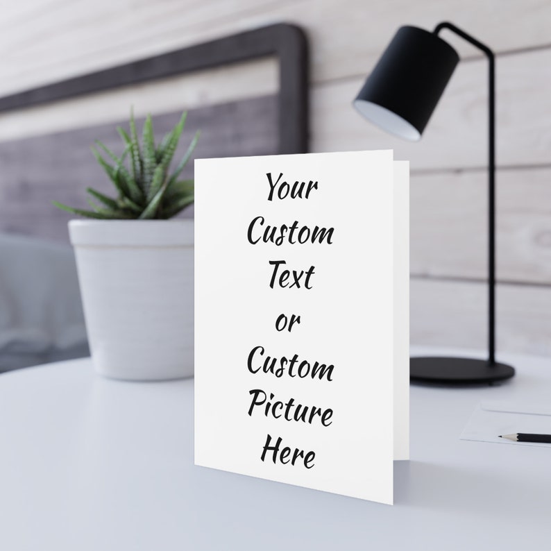Custom Folded Greeting Cards - Etsy