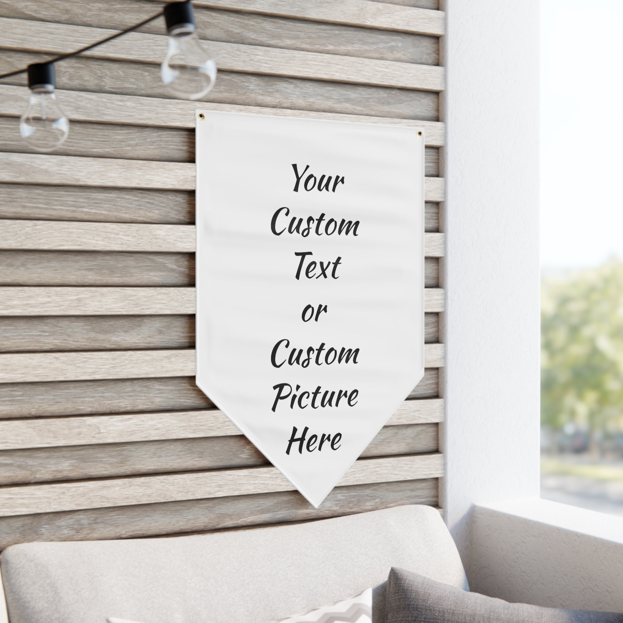 Custom Pennant Banner - Etsy