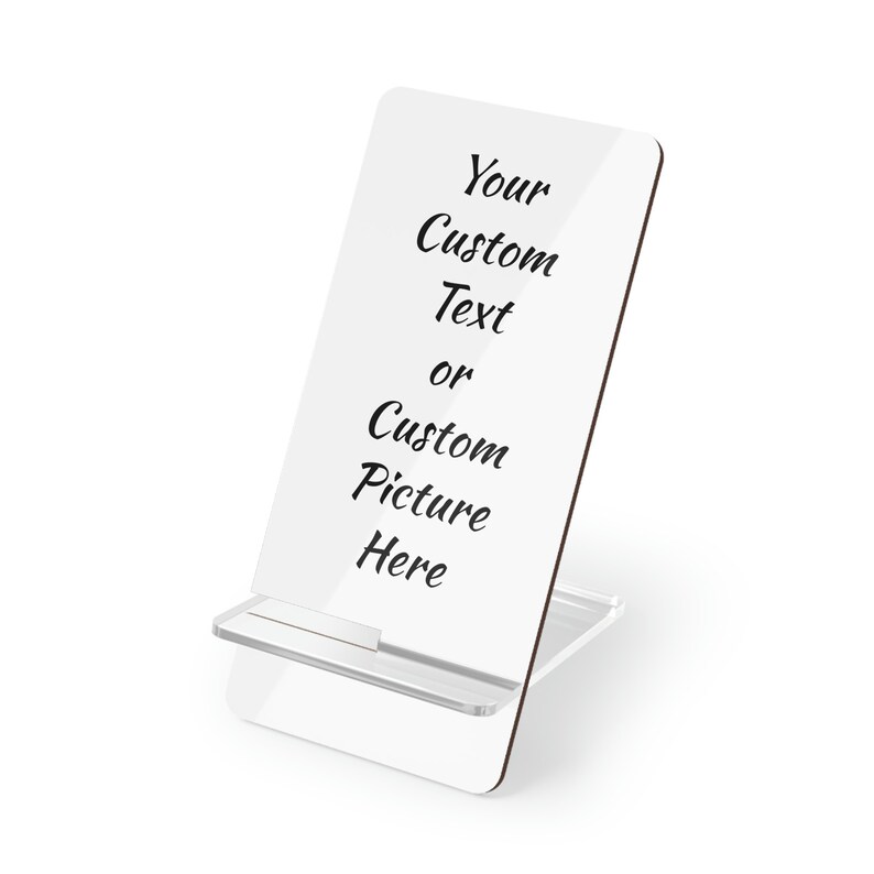 Custom Mobile Display Stand for Smartphones - Etsy