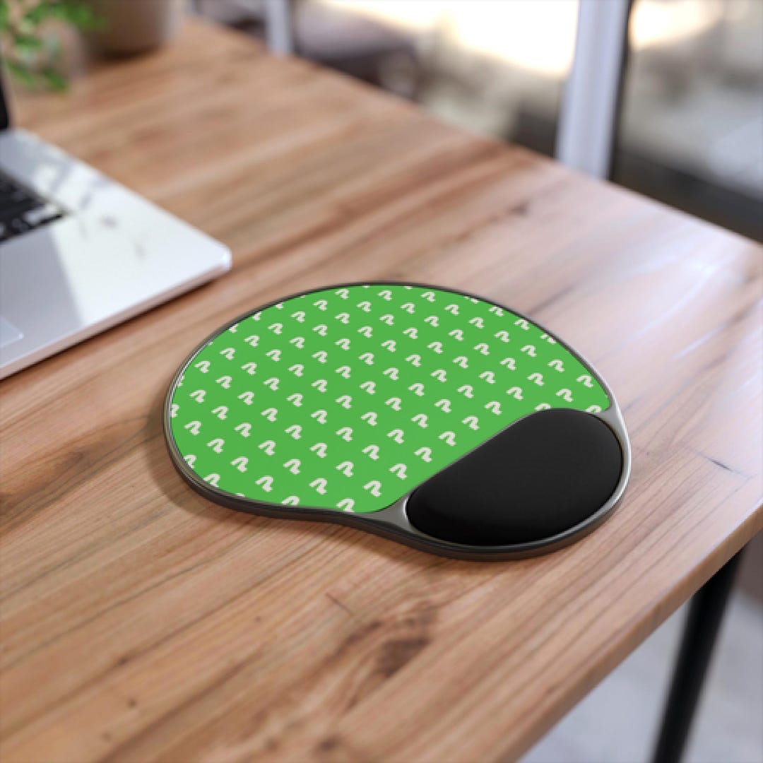Custom Ergonomic Mouse Pad With Wrist Rest, Black Gaming Mouse Pad ...