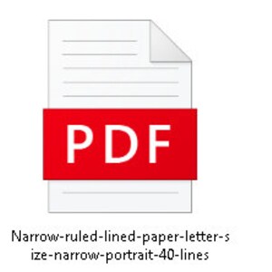 Printable and Editable Lined Paper : Wide, College, Narrow Rule, Margin ...