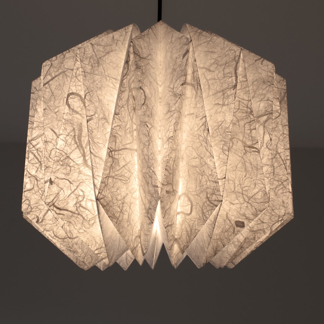 Paper Lamp - Hand Made - Tottori Model - Etsy