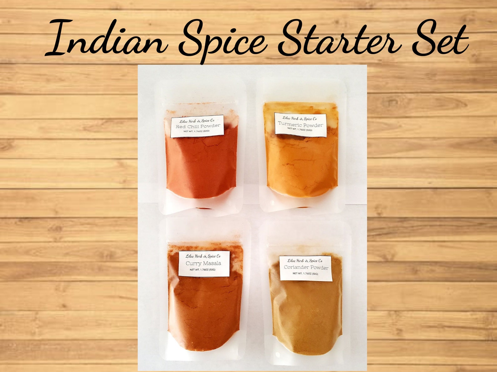 Homemade Indian Spice Starter Set / Set of 4 - Etsy