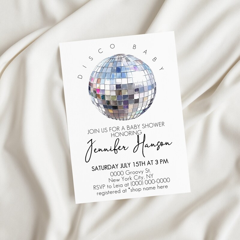 Disco Baby Shower - Etsy