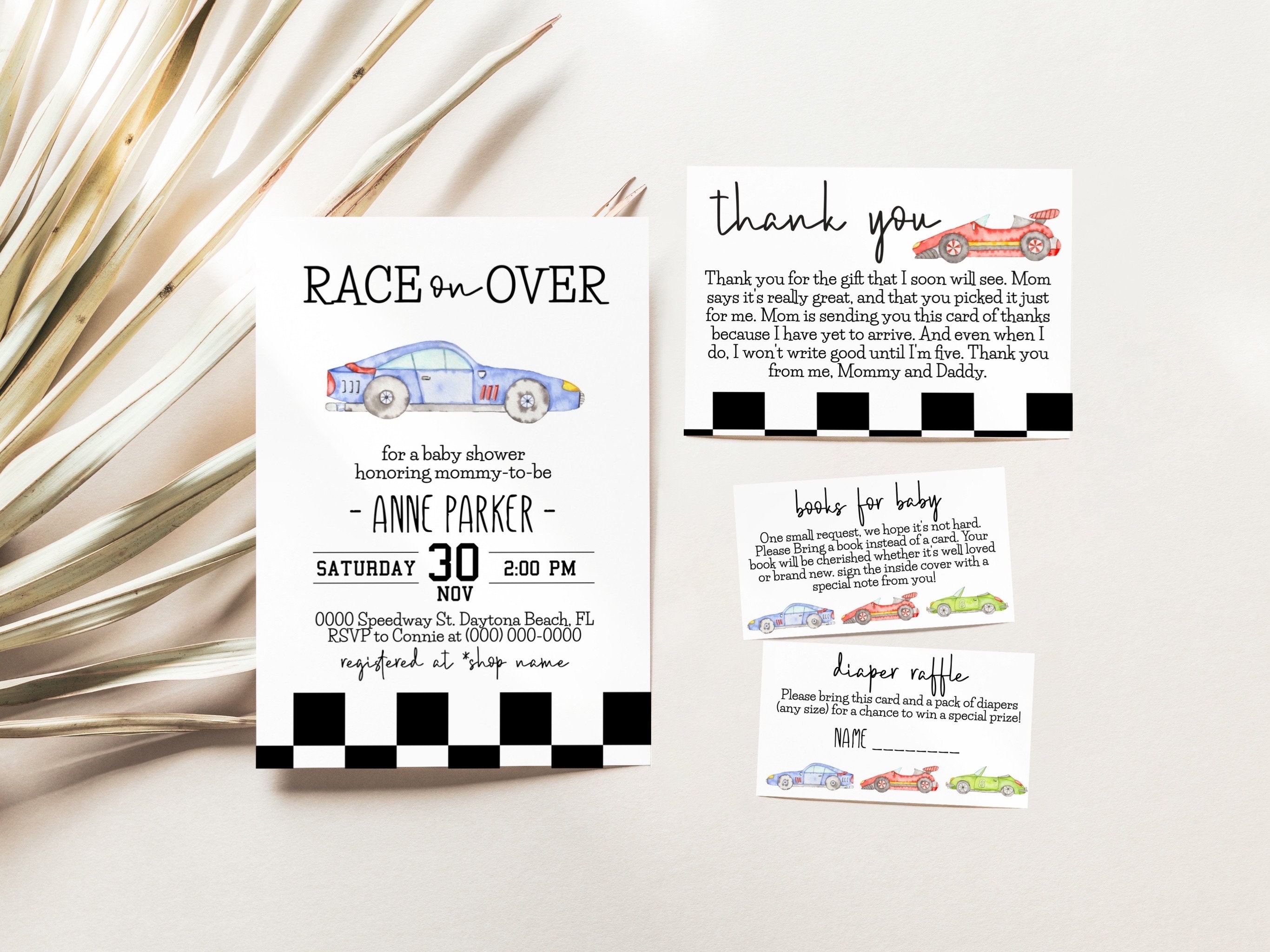 Race Car Youth Diapers