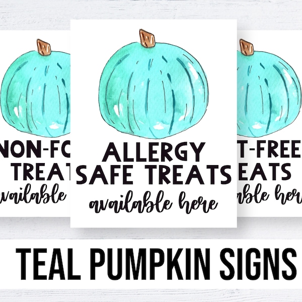 Teal Pumpkin - Etsy