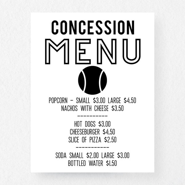 Concession Stand - Etsy