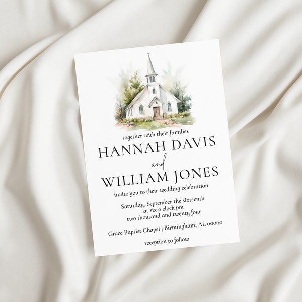 Church Invitation - Etsy