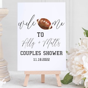 Editable Football Welcome Sign Tailgate, Printable Template, Instant ...
