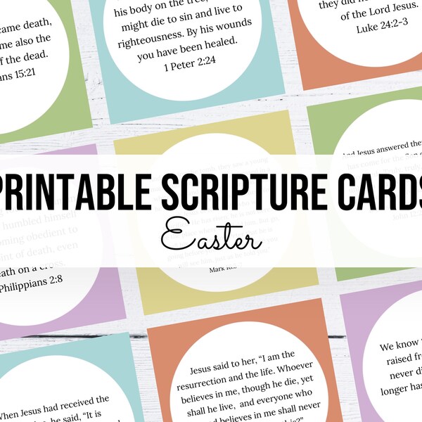 Easter Scripture - Etsy