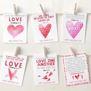 Printable Bible Valentines Cards Christian, Scripture - Etsy
