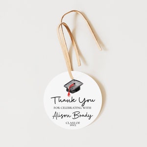 Editable Graduation Tag Template Round Tag Custom Tags - Etsy