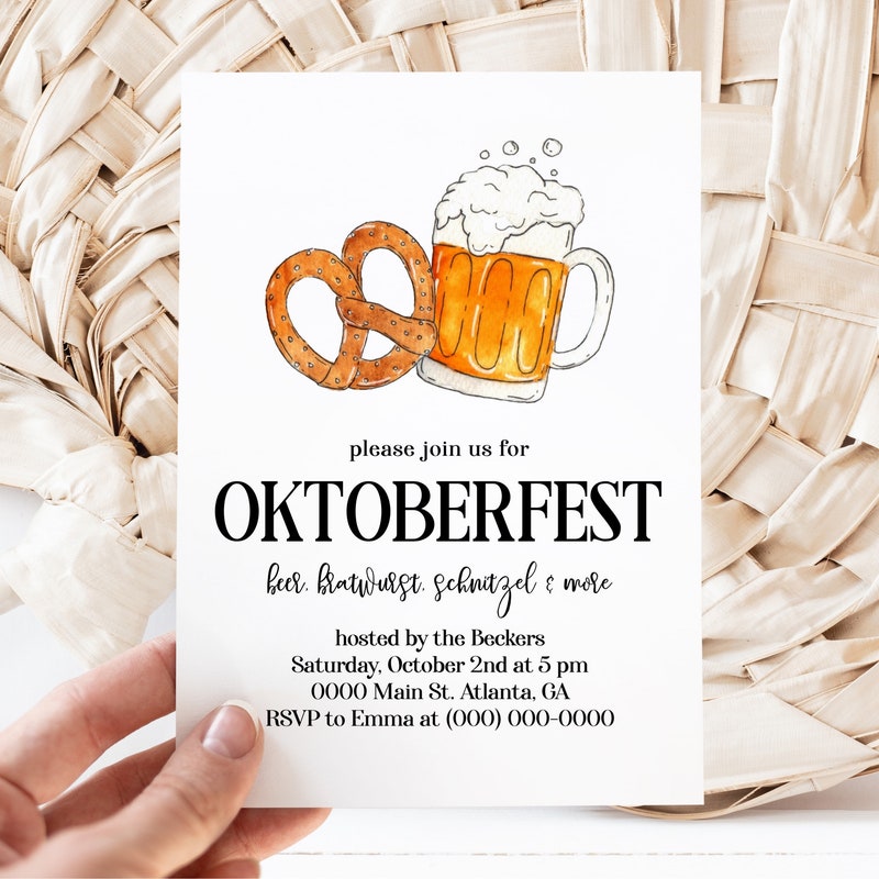 Oktoberfest Invitation - Etsy