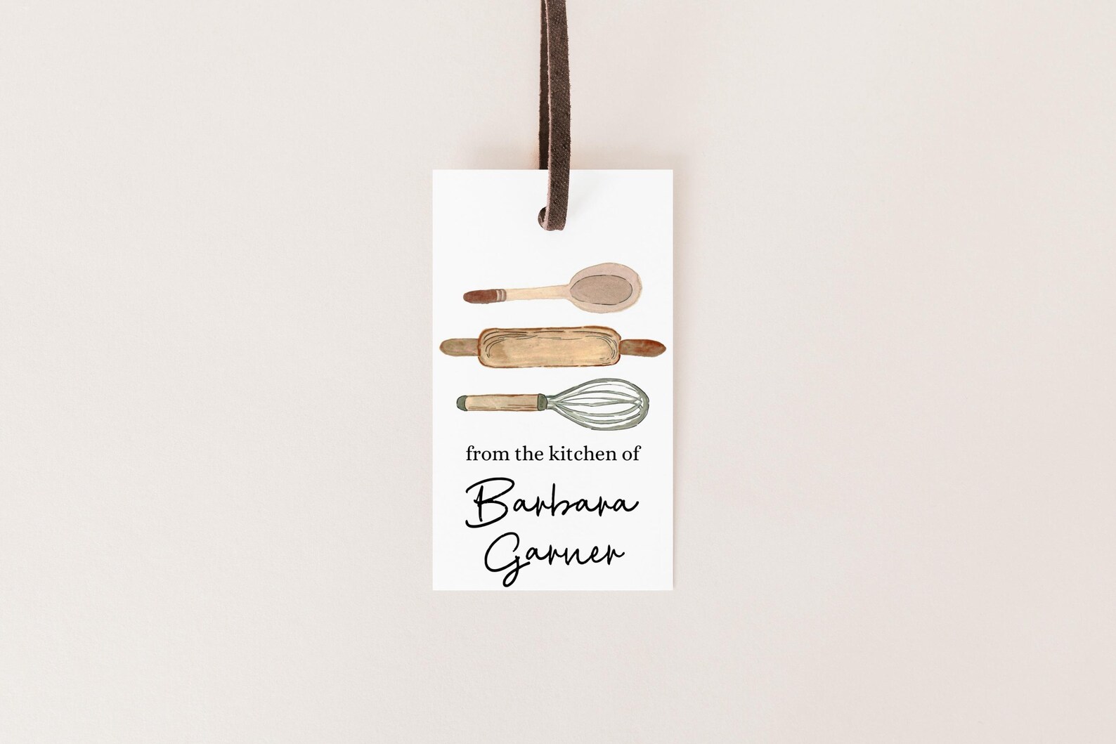 Editable Baking Tag Template - Etsy