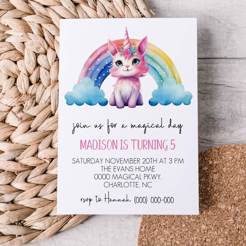 Caticorn Party - Etsy