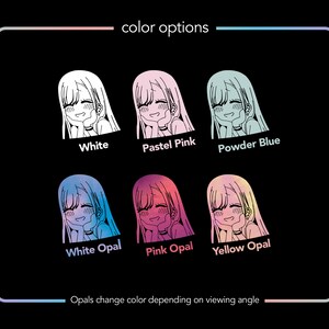 Blushing Marin Decal // JDM Bumper Style - Etsy