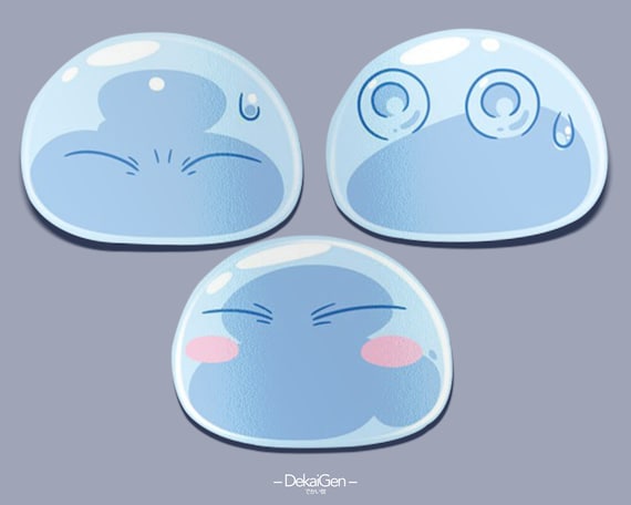 Clear Slime Stickers - Etsy
