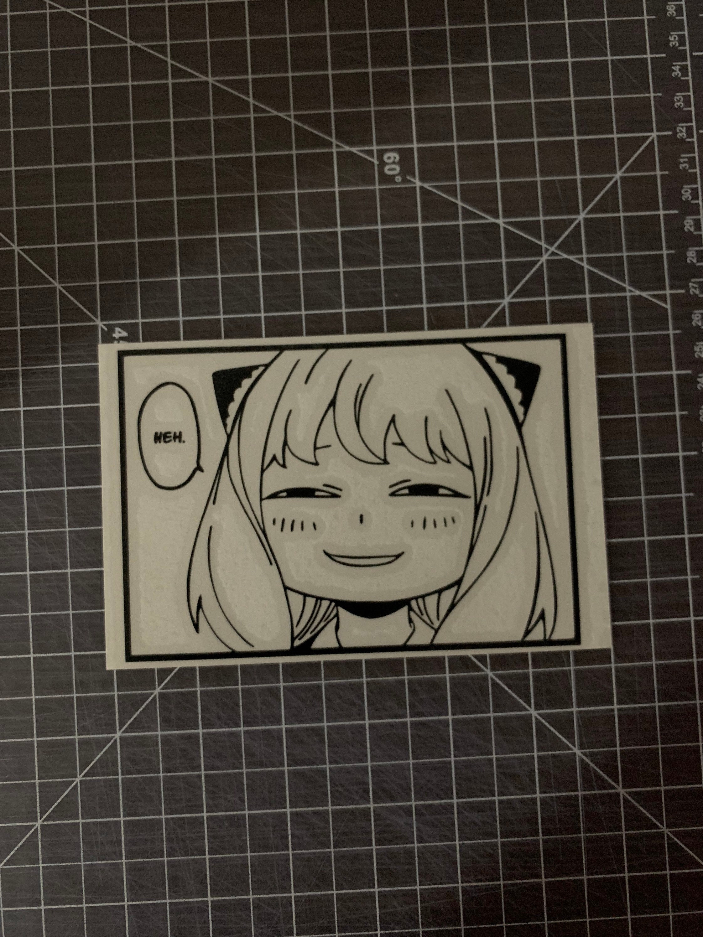 HEH Decal // Manga Panel - Etsy