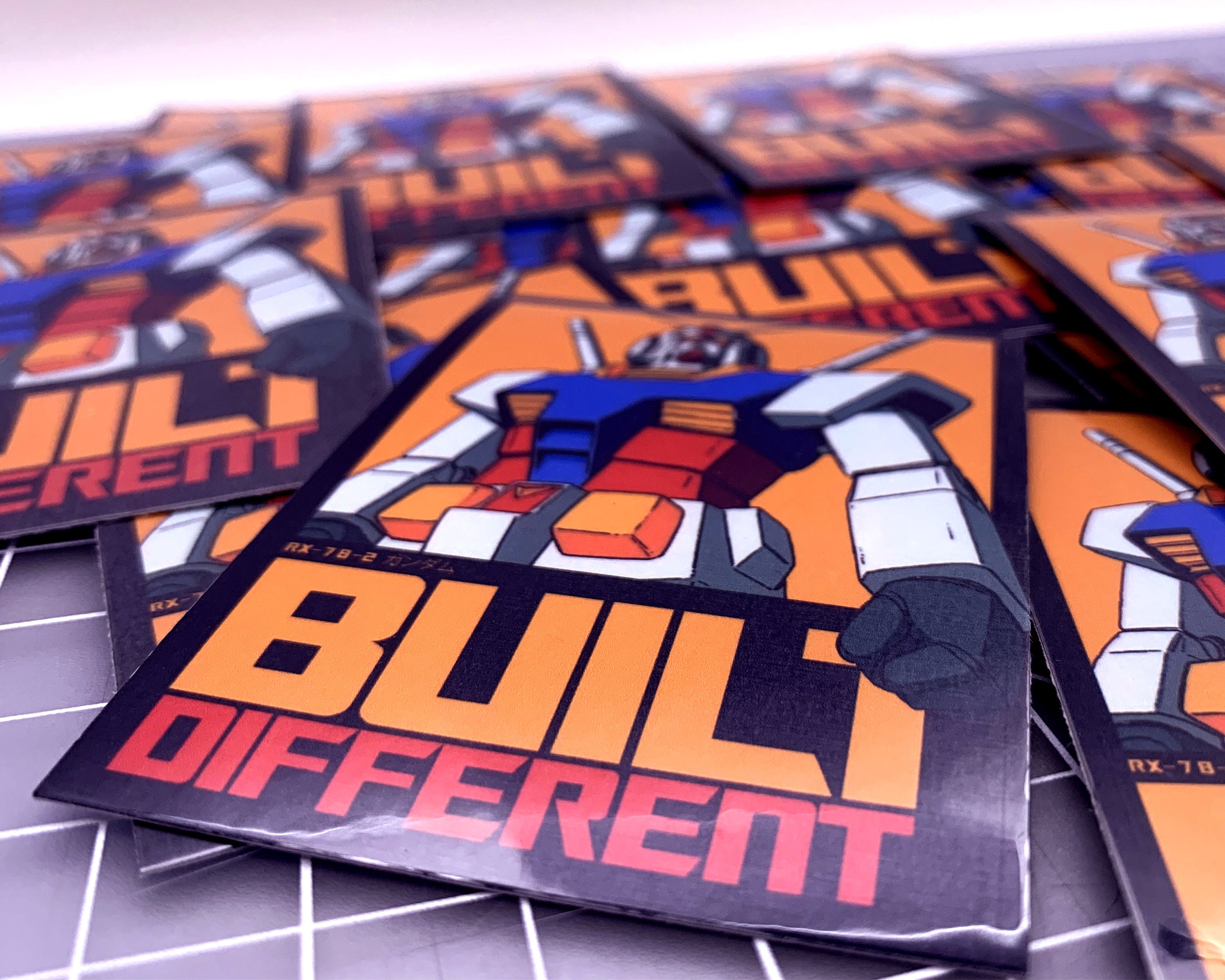 BUILT DIFFERENT // Anime Sticker - Etsy