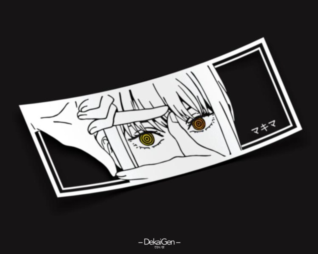 Anime Eyes Decal // JDM Bumper Style - Etsy Australia