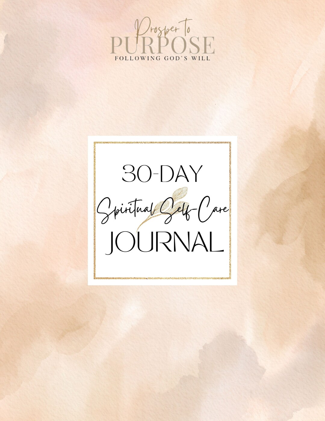30-day Spiritual Self Care Journal Challenge - Etsy