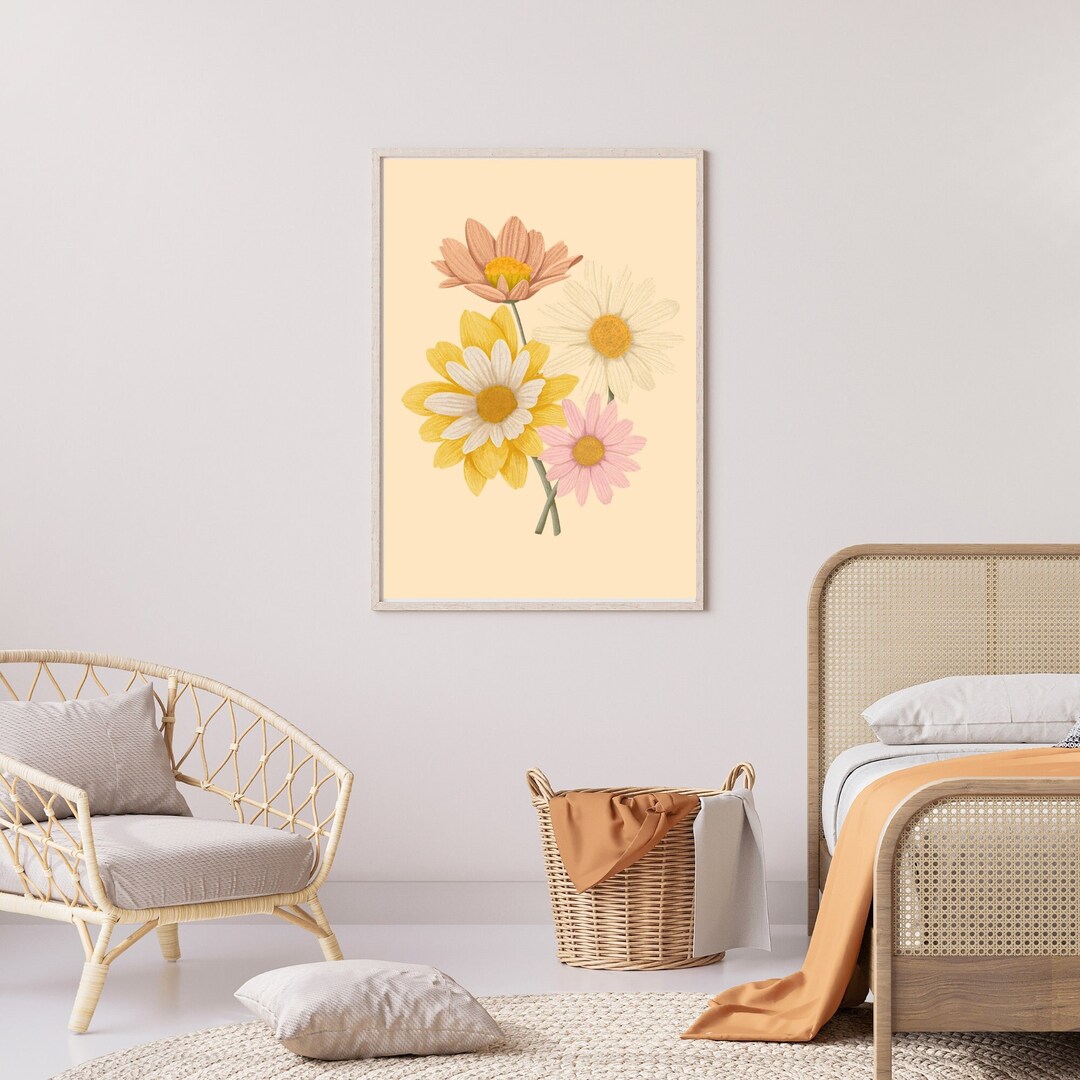 Spring Flowers Wall Art, Spring Print, Spring Decor, Home Decor ...
