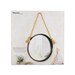 Zoa/metal Frame Round Mirror/durable Circle Vanity With Jute - Etsy