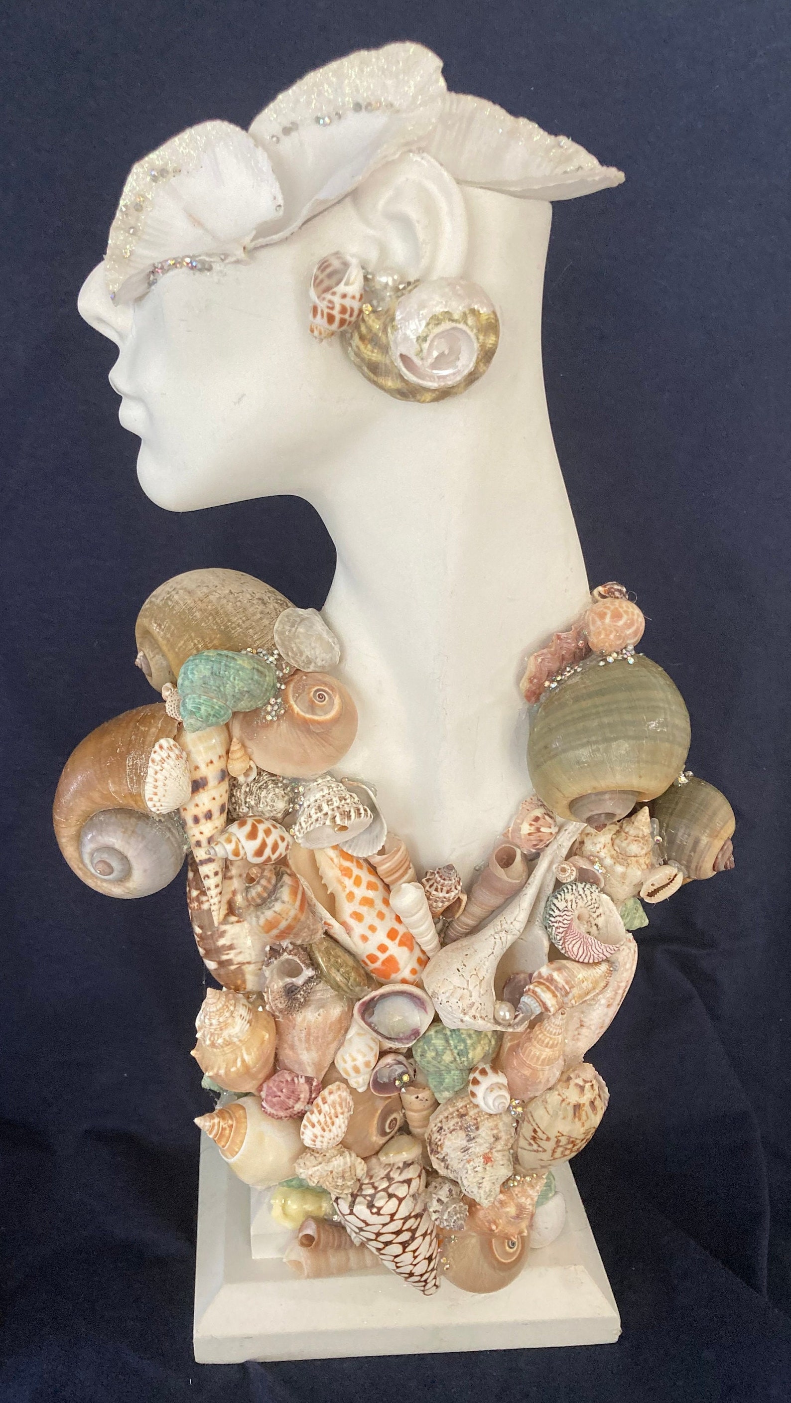 Art Deco Sea Shell Goddess - Etsy