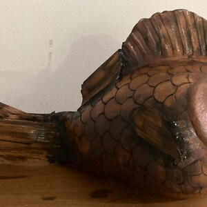 Garden Stone Fish Sculpture - Etsy
