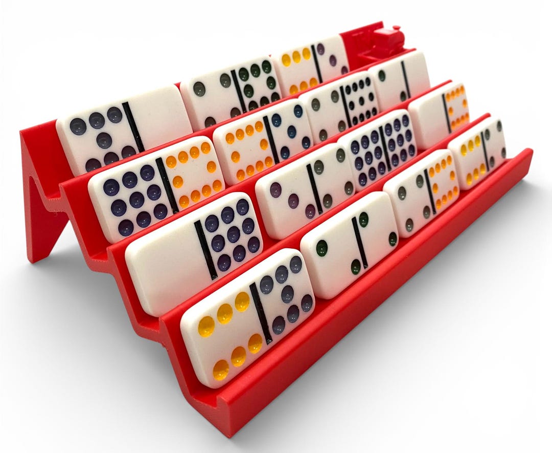 Mexican Train Domino Rack - Stackable, With Train Token - Etsy