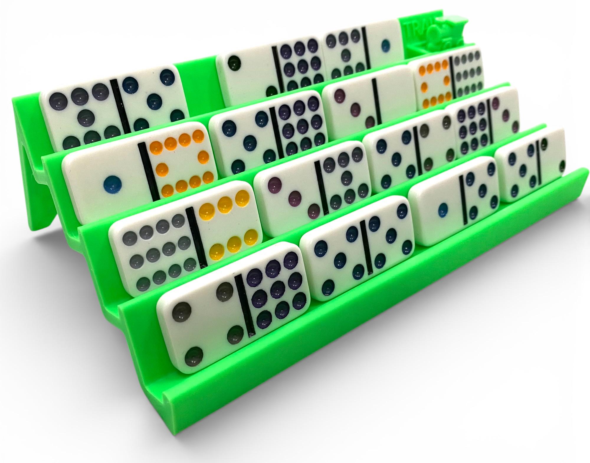 Mexican Train Domino Rack - Stackable, With Train Token - Etsy
