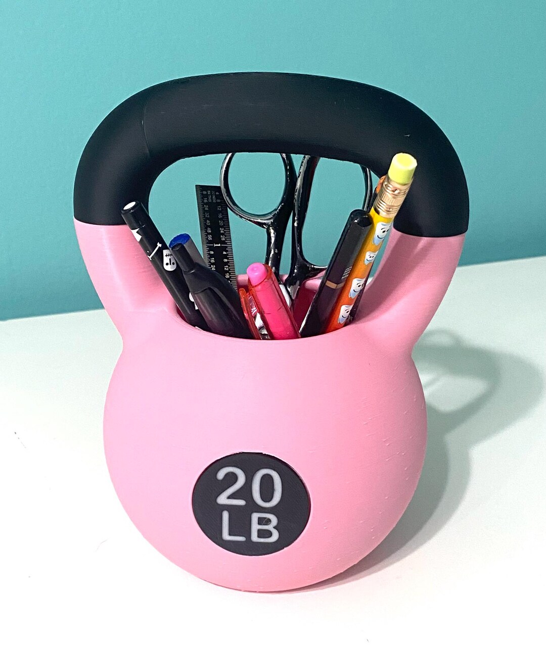 Kettlebell Desk Organizer: Fitness Gift Pencil Holder - Etsy
