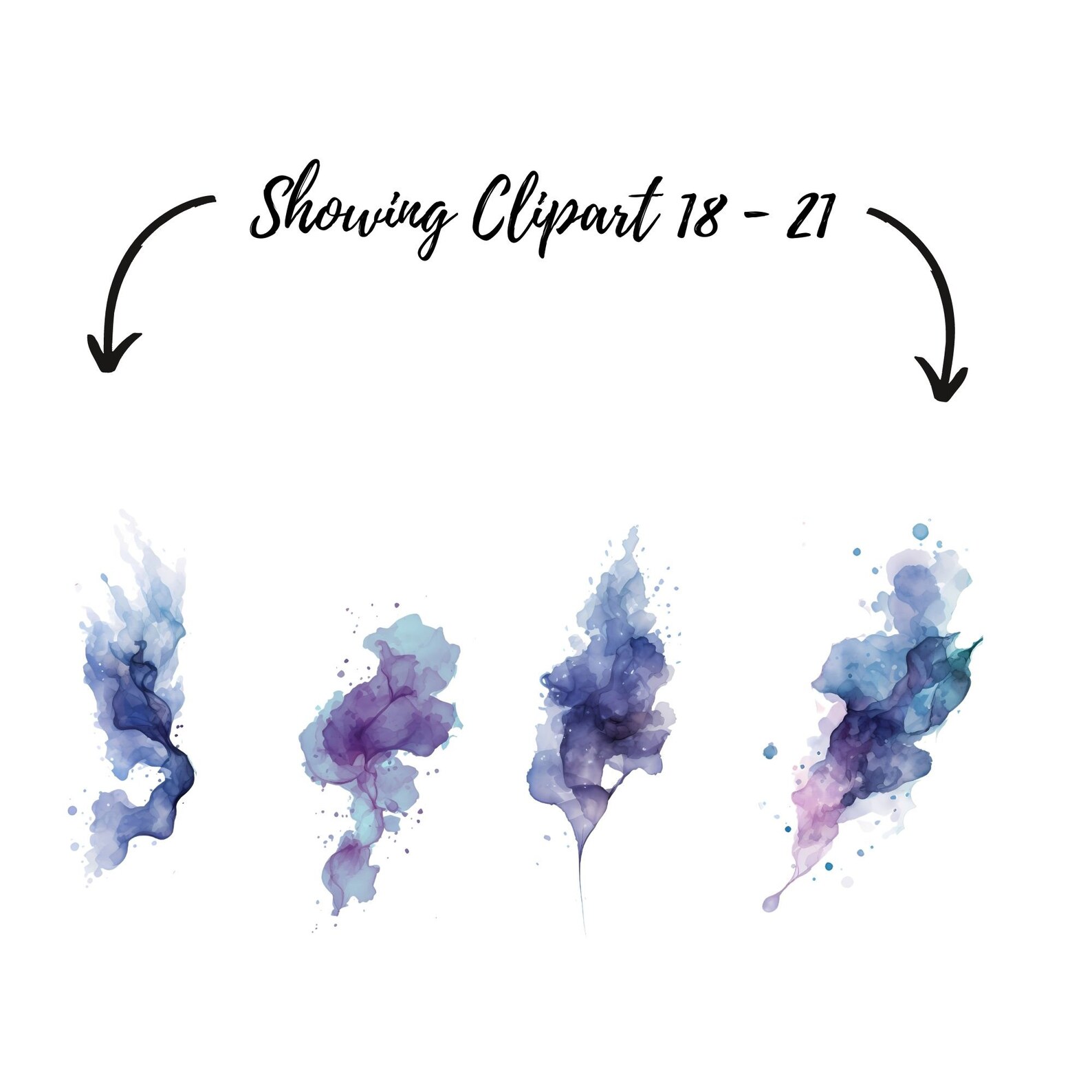 Paint Splatter Clipart, Splatter Multicolor Clipart, Paint Splats ...