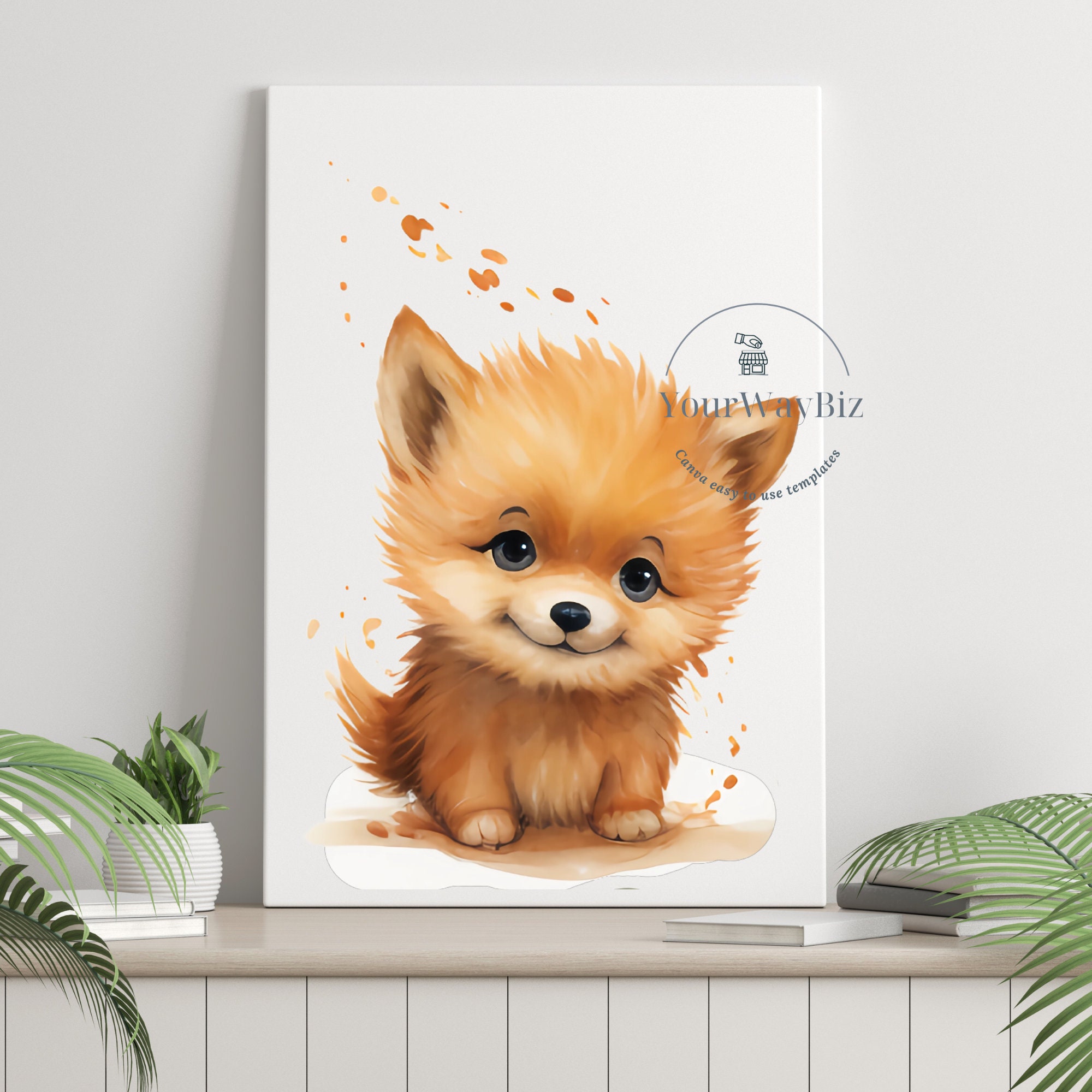 Watercolor Puppies, Cute Puppy Bundle Clipart, Watercolor Dog Clipart ...