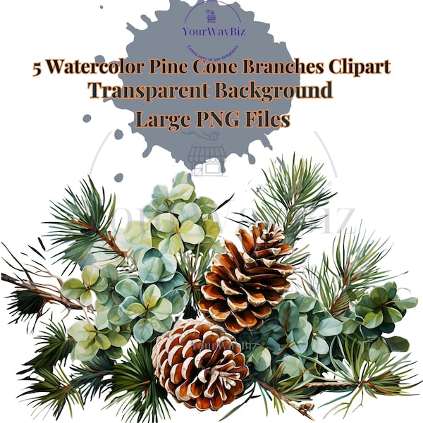 Winter Bough Drawing Clipart - Etsy