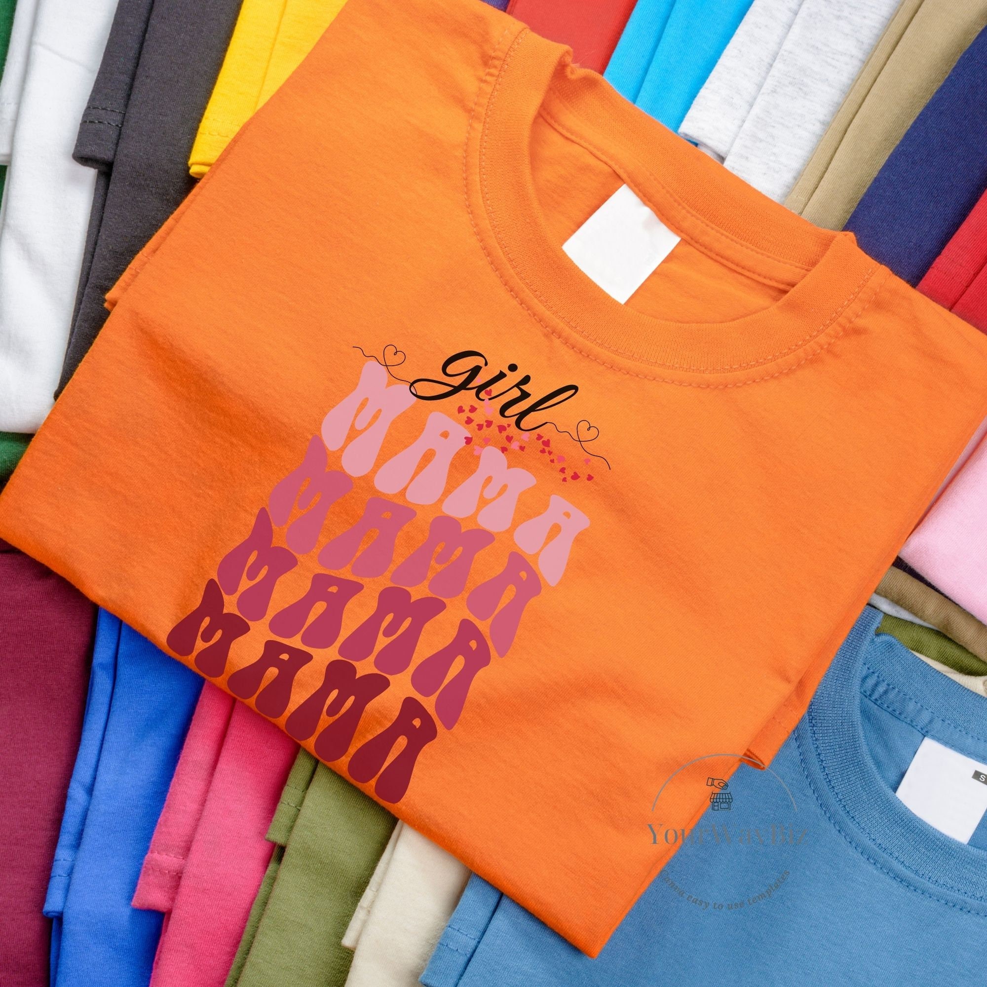 Girl Mom Shirt Gender Reveal Shirt Mom Of Girls Shirt Girl Mama Tee