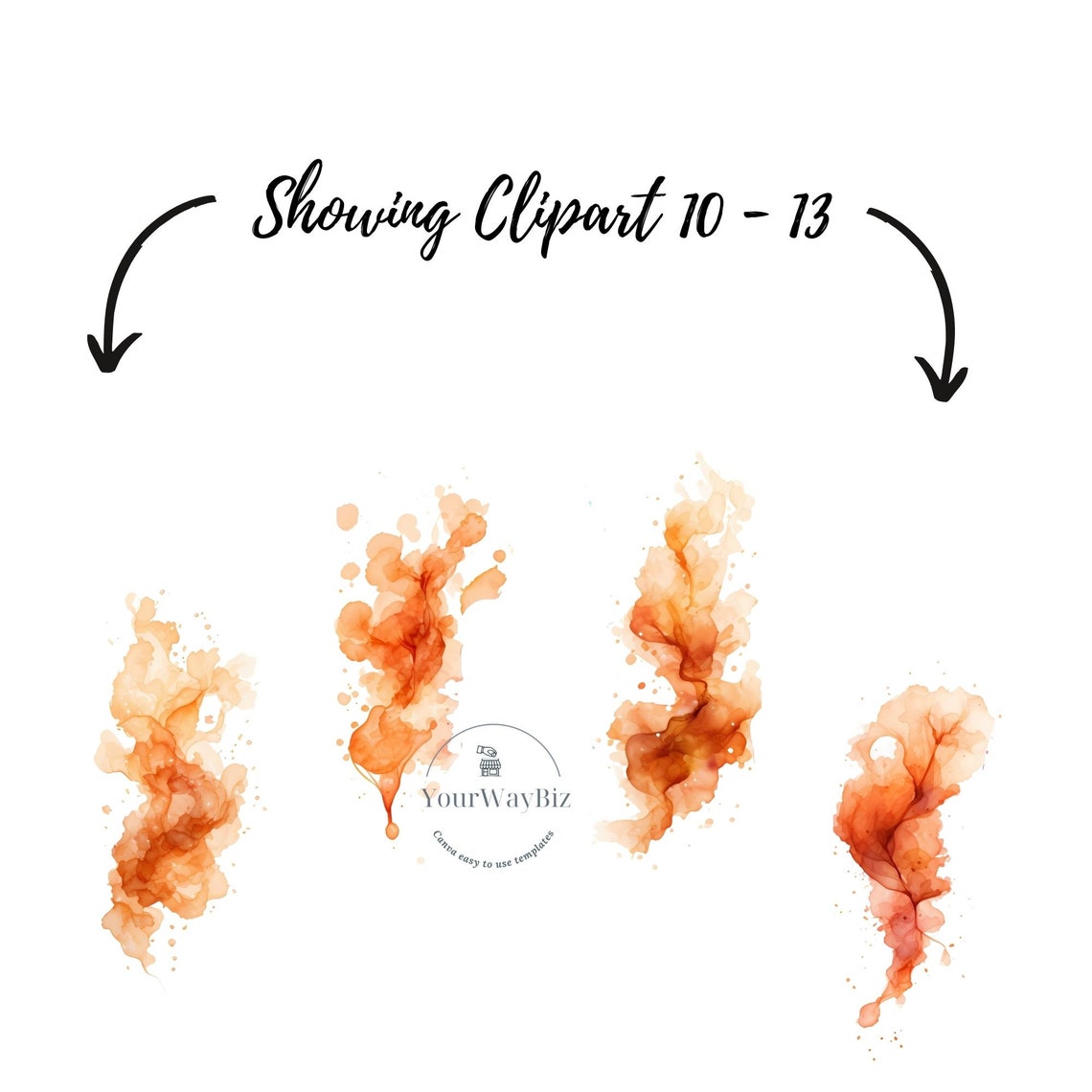 Paint Splatter Clipart, Splatter Multicolor Clipart, Paint Splats ...