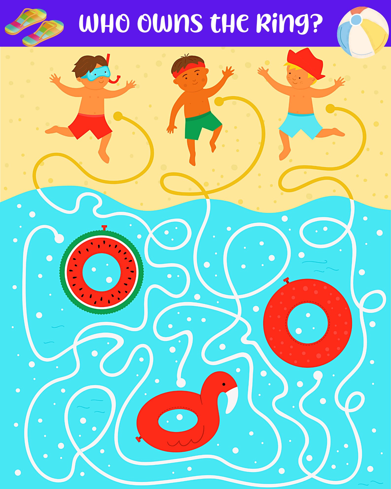 6 Different Beach Themed Activity Sheets. Fun and Educational Activity ...