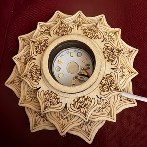 Lotus Display Base WHITE LIGHT. - Etsy