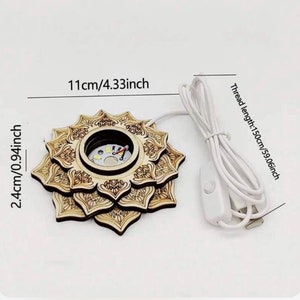 Lotus Display Base WHITE LIGHT. - Etsy