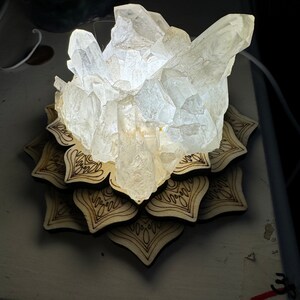 Lotus Display Base WHITE LIGHT. - Etsy