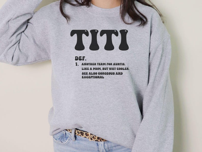 Gift for New Aunts, Definition Shirt Auntie Svg, Titi to Be Shirt, Titi ...
