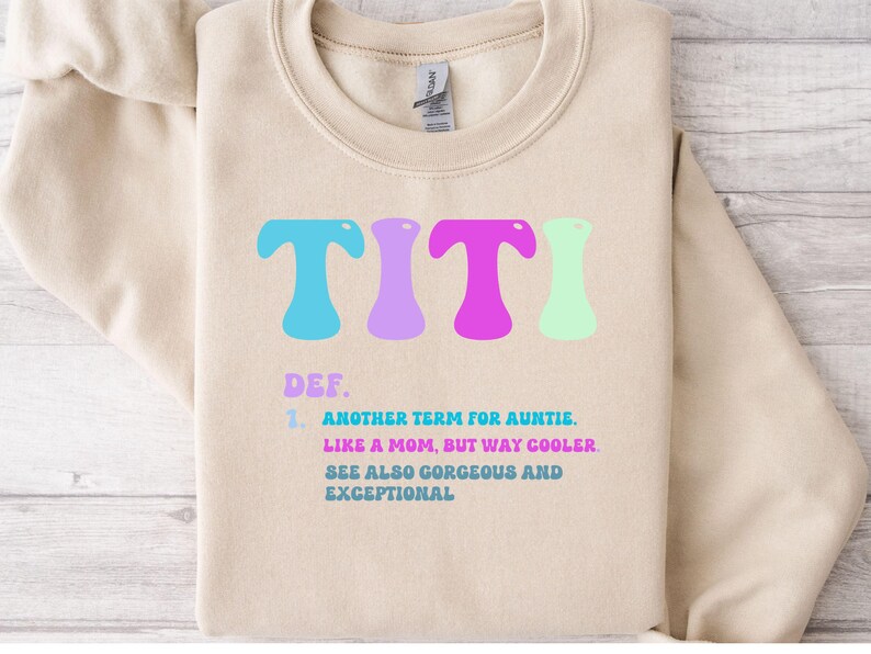 Gift for New Aunts, Definition Shirt Auntie Svg, Titi to Be Shirt, Titi ...