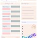 Minimalist Daily Planner, Habit Tracker, to Do List Daily Routine ...