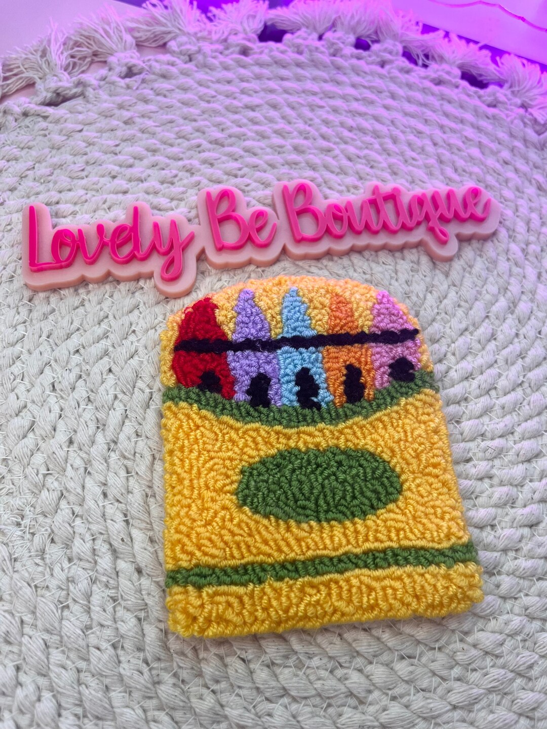 Crayon Box Mug Rug - Etsy