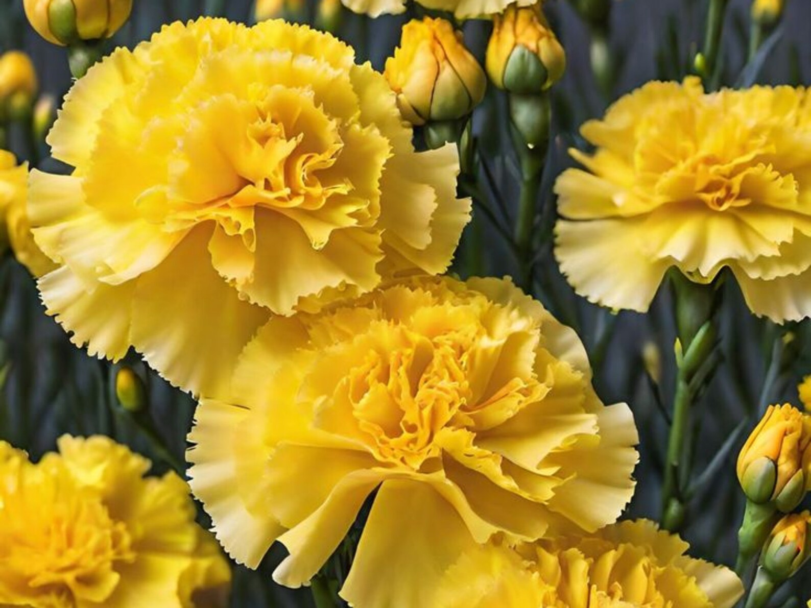 30s|Yellow Carnations - Dianthus Seeds - Authentic Seeds - Dianthus ...