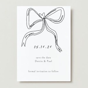 Hand Drawn Save the Date - Etsy