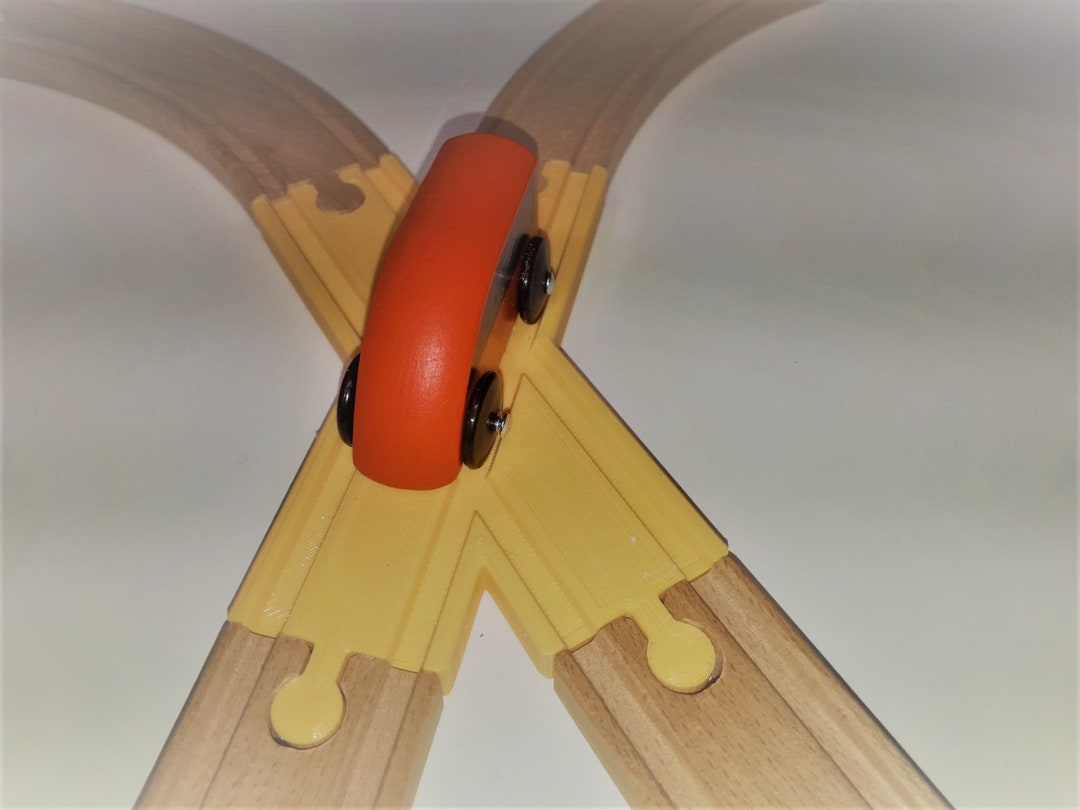 Wooden Train Track Cross 45 Degree Cross / Intersection - Etsy